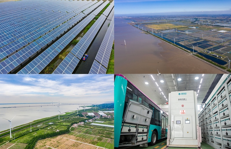 長江デルタの新しい電力システム開発を発見し グリーンかつカーボン軽減における中国の活動を探求する State Grid Jiangsu