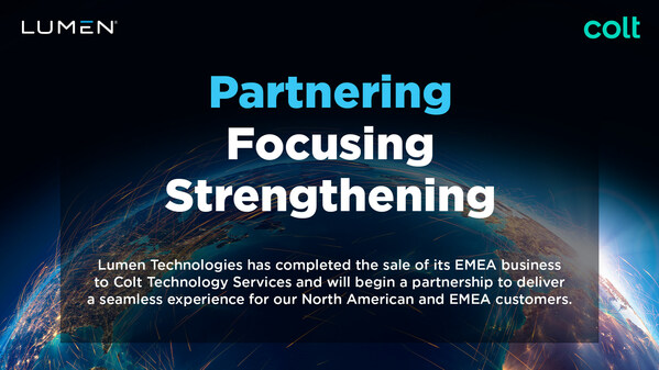 Lumen Completes Sale of EMEA Business to Colt Technology Services for ...
