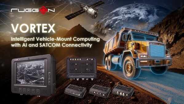 RuggON Unveils VORTEX Vehicle Mount Computer with AI-Enhanced, SATCOM-Ready | RuggON Corp.のプレス ...