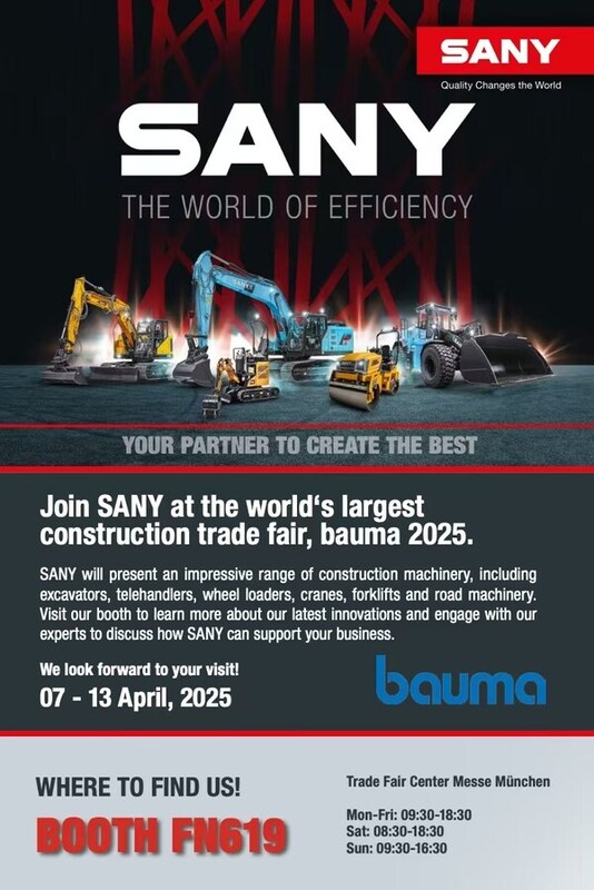 SANY、「bauma 2025」で建設機械のインテリジェンス、グリーン、効率性の未来を発表 | SANY Groupのプレスリリース | 共同通信PRワイヤー