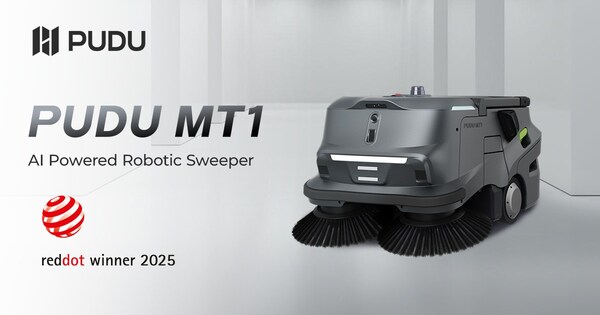 Pudu Robotics' PUDU MT1 Wins Prestigious 2025 Red Dot Award for Product Design | Pudu Roboticsの ...